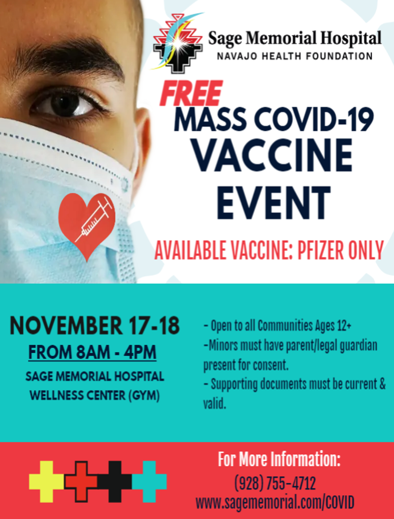 COVID – Navajo Health Foundation – Sage Memorial Hospital