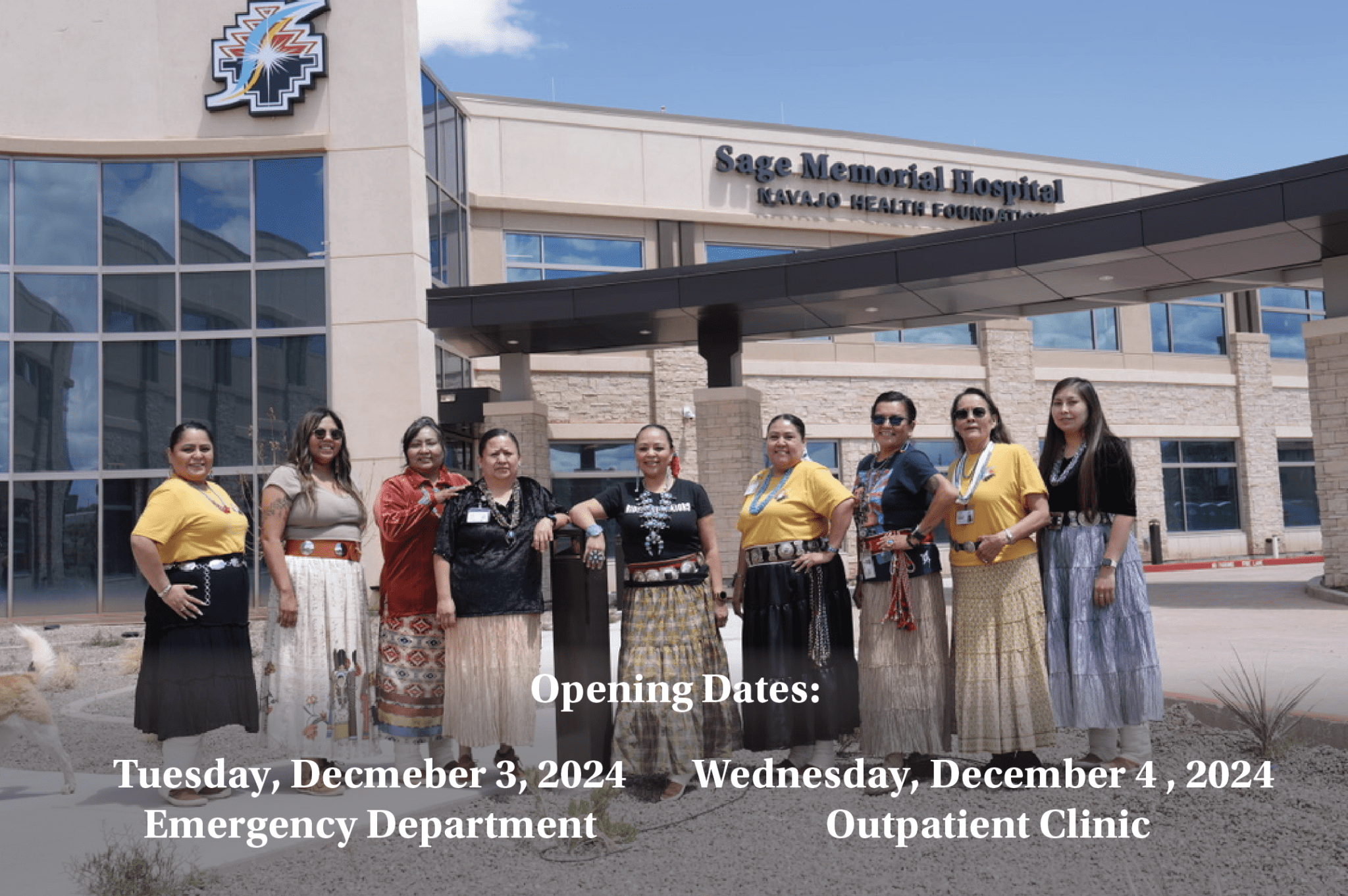 Emergency Department Opens Dec. 3 at New Sage Memorial Hospital ...